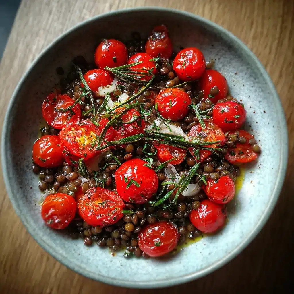 French Lentil Salad With Cherry Tomatoes: A Healthy and Flavorful ...