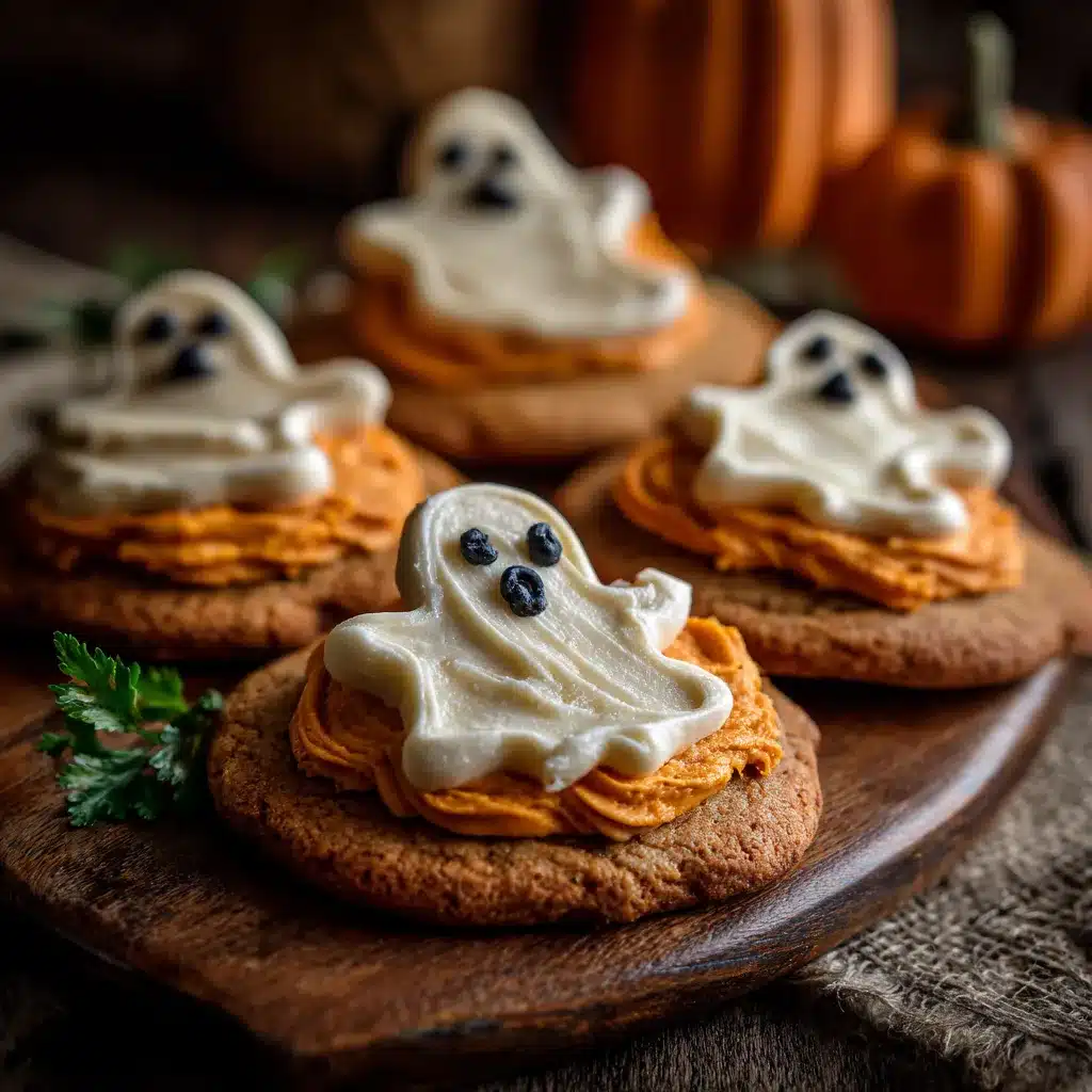 Spooky Ghost Brown Butter Pumpkin Cookies - My Blog