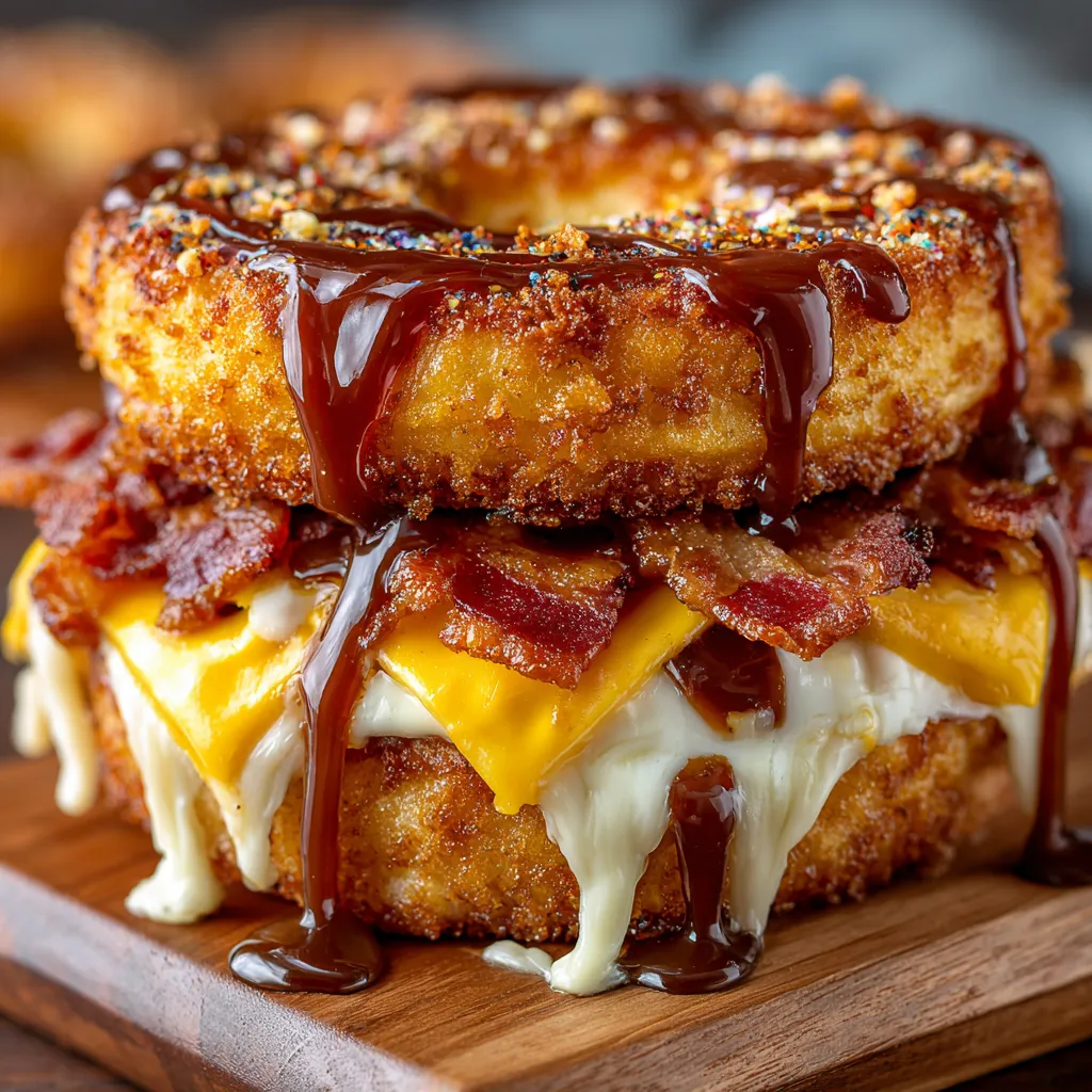 Donut Grilled Cheese With Bacon Maple: A Foolproof Indulgent ...
