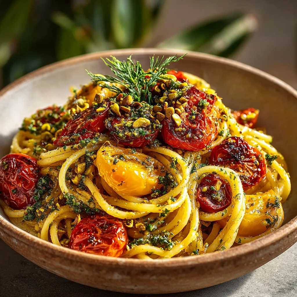 Sun Gold Tomato Pasta With Pistachio Gremolata – A Quick and Delicious ...