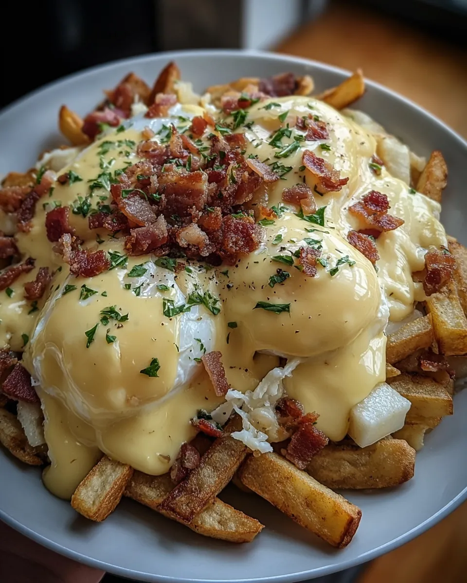 Breakfast Poutine with Hollandaise Sauce: A Hearty and Mouthwatering ...