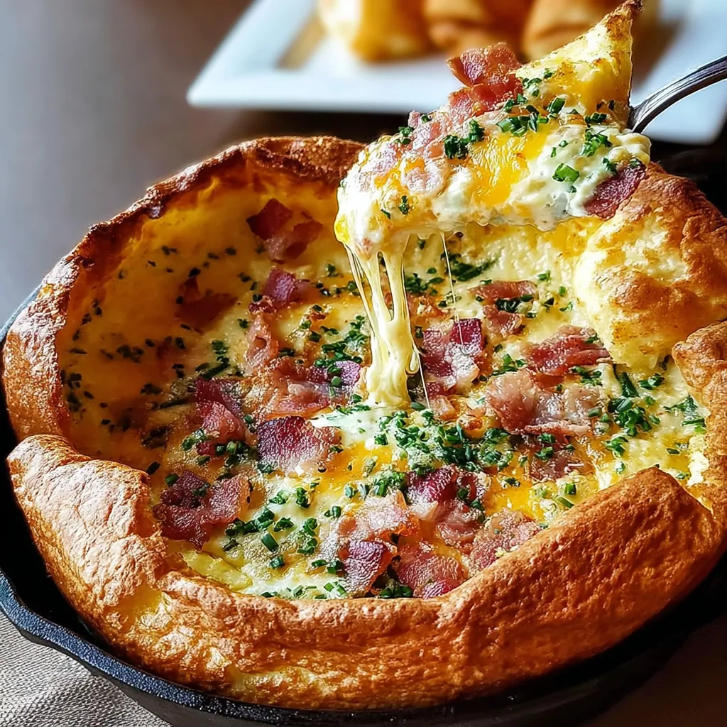 Heavenly 30-Minute Cheddar Bacon Dutch Baby
