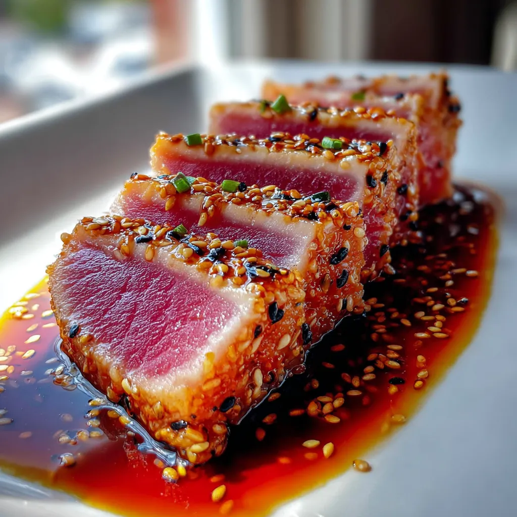 Seared Ahi Tuna With Asian Glaze: A Quick and Flavorful Delight - My Blog