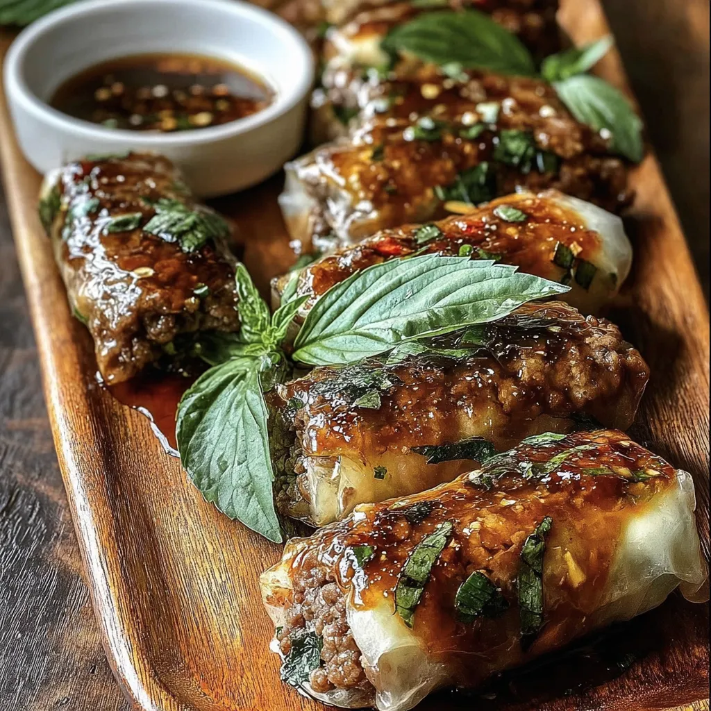 Thai Basil Beef Rolls: A Flavorful and Easy-to-Make Dish - My Blog