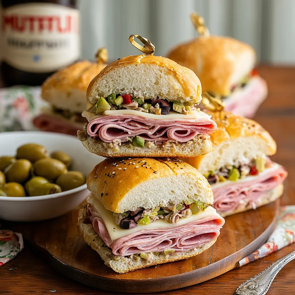 Mini Muffuletta Sandwiches: A Delightful Flavor Explosion - My Blog