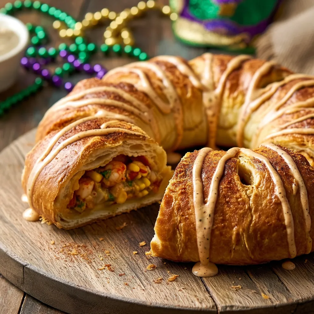 Savory Crawfish & Corn King Cake: A Divine Family-Style Delight - My Blog