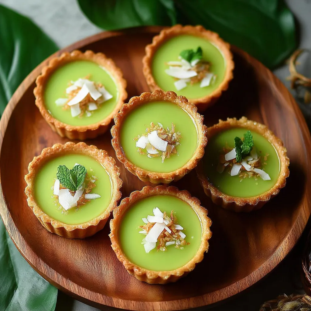 Authentic Thai Pandan Coconut Tarts: A Fragrant Delight - My Blog